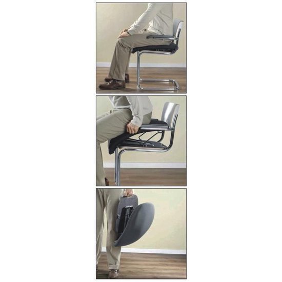 Hefkussen AUTONOMIE EN WELLNESS TMI 3495 - 54 x 45cm - Zwart | bol