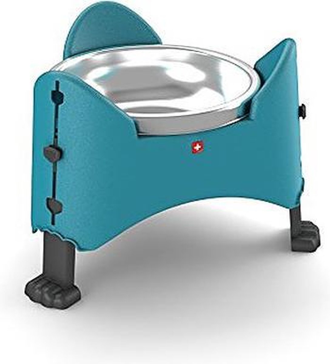 Rotho Mypet Voerbak Verstelbaar Hond/kat 0,85 Liter Turquoise | bol.com