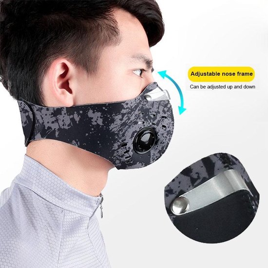 Trainingsmasker - Elevation Mask - Phantom Training masker - Grijs ...