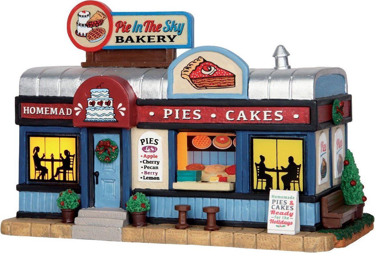 Lemax - Pie In The Sky Bakery, B/o Led uit de 2017 Collectie | bol.com