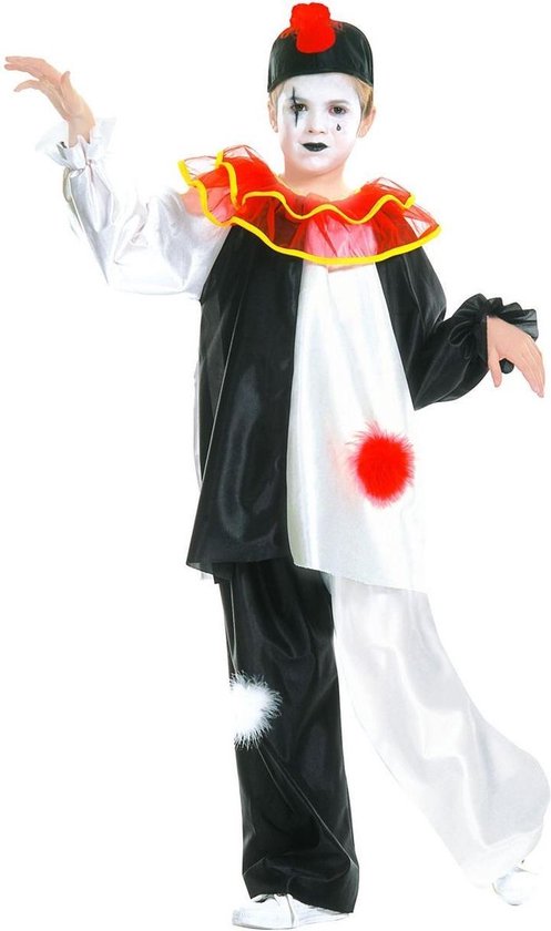 Widmann - Pierrot Kostuum - Pierrot Traditioneel Kind Kostuum Kind ...