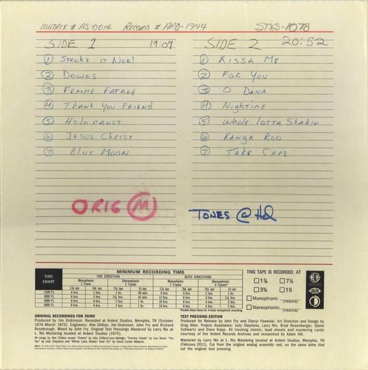 3rd, Big Star | LP (album) | Muziek | bol.com