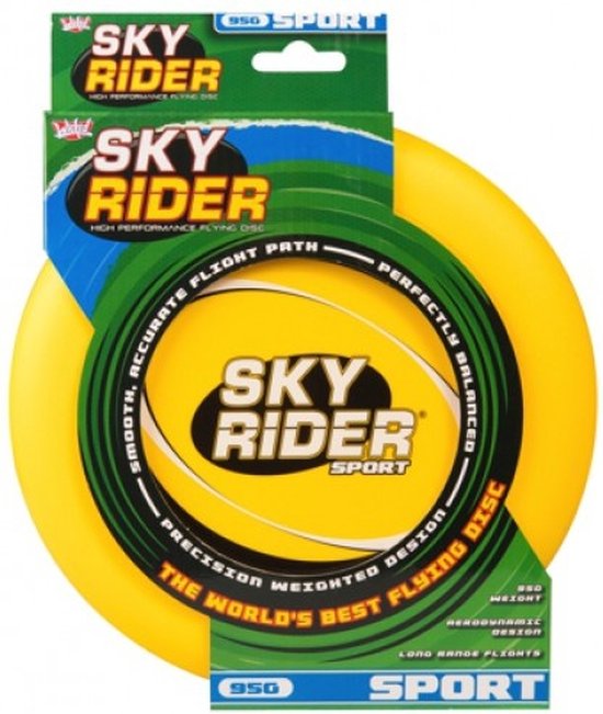Wicked Frisbee - Geel - Sky Rider Sport - 95 Gram - 22 Cm | bol.com