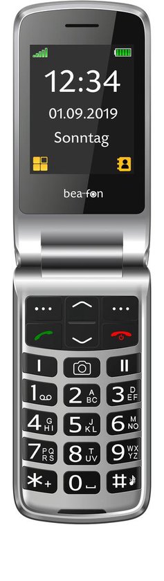 Bea-Fon SL595PLUS senioren mobiele telefoon | Eenvoudig menu | SOS knop ...