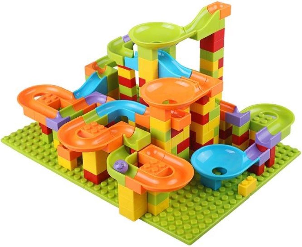 Knikkerbaan 256 delig - Lego geschikt | bol