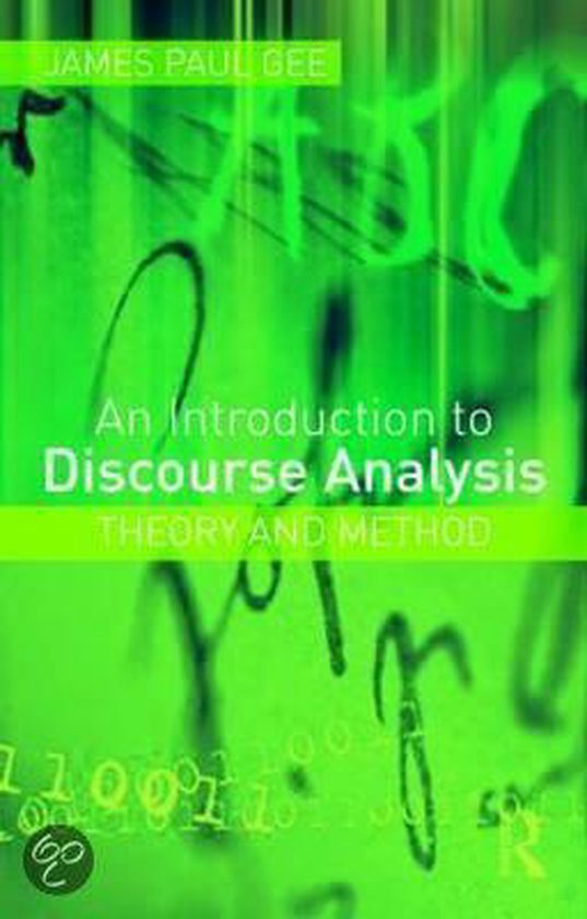 An Introduction to Discourse Analysis | 9780415585705 | James Paul Gee | Boeken | bol.com