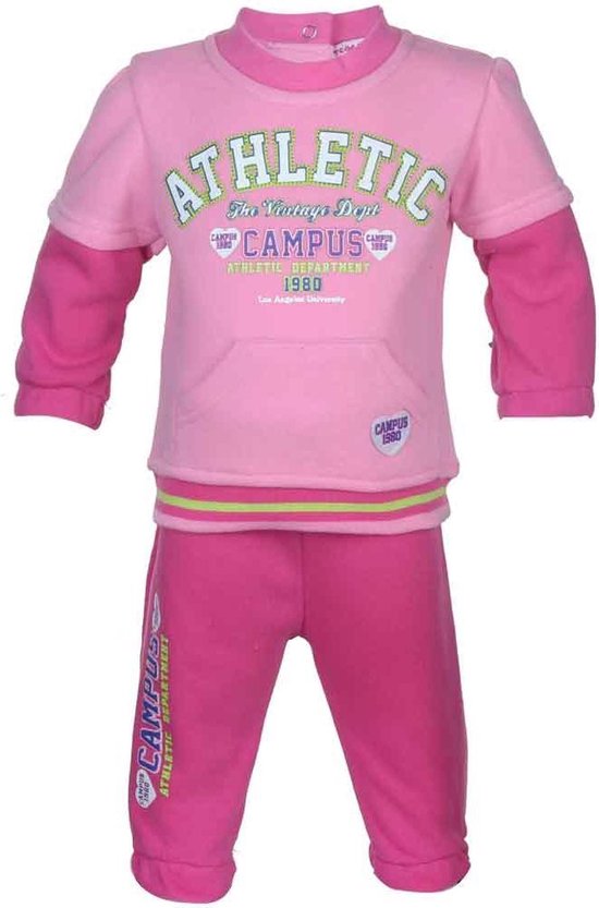 Joggingpak / huispak stevige kwaliteit rose 24 | bol.com
