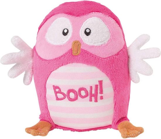 Uil - Knuffel - 12 cm - Roze | bol.com