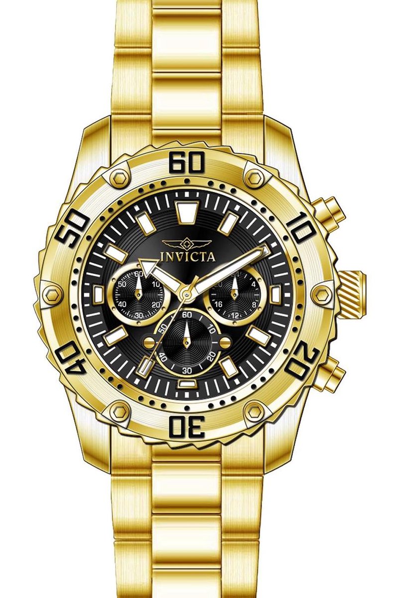 Invicta Pro Diver 24834 Herenhorloge | bol.com
