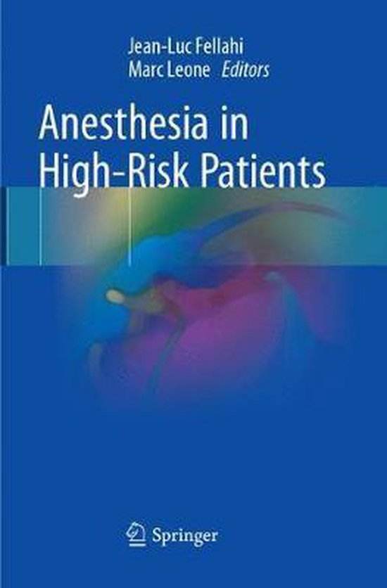 Anesthesia in High-Risk Patients | 9783319869377 | Boeken | bol