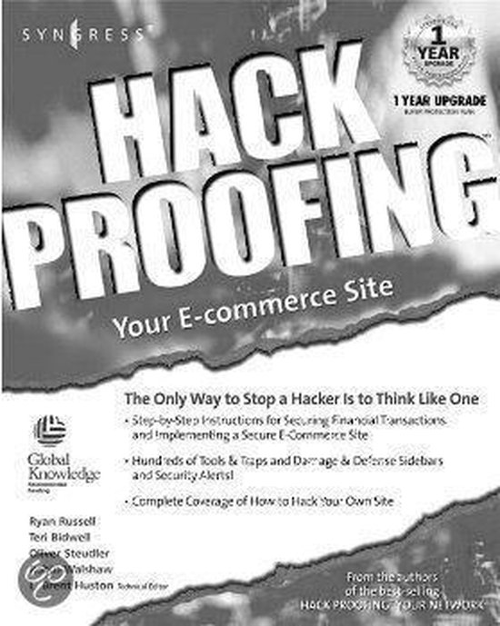 Hack Proofing Your E-Commerce Web Site, Syngress | 9781928994275 | Boeken | bol