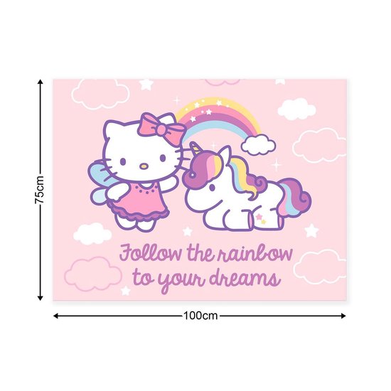 Hello Kitty Canvas Print 100cm x 75cm | bol.com