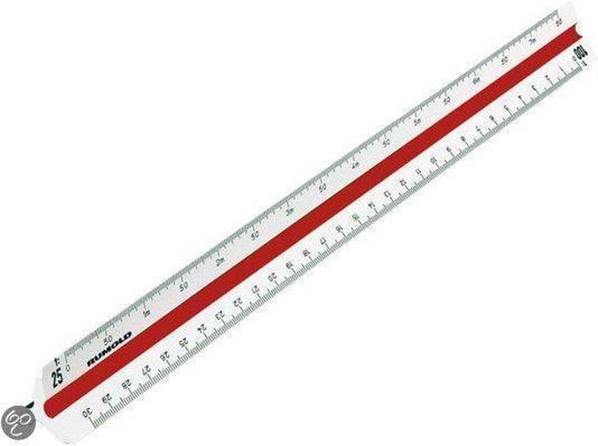 Rumold Scale stick 3 faces 150/30 2 30cm | bol.com