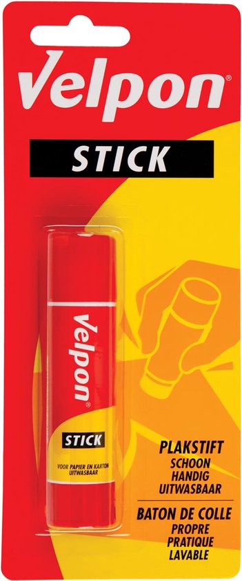 VELPON PLAKSTIFT 21G BLISTER | bol