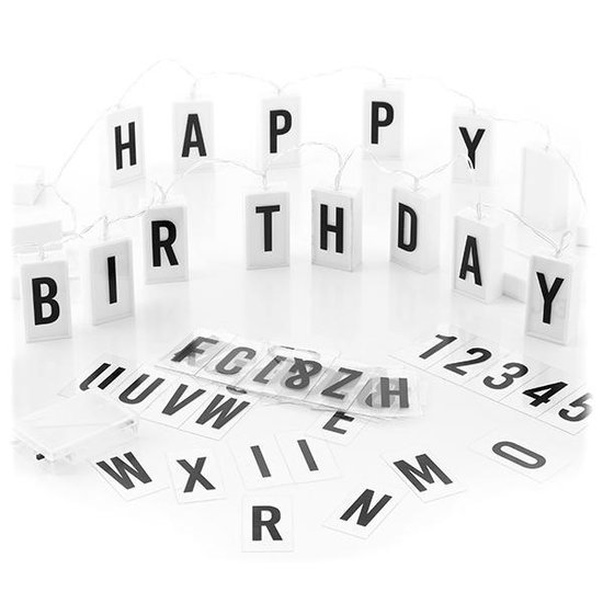 Ledslinger met Letters en Nummers | bol.com