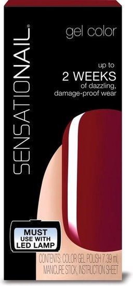 Sensationail gelnagellak - Royal Ruby | bol.com