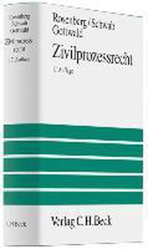 Zivilprozessrecht, Leo Rosenberg | 9783406595141 | Boeken | bol