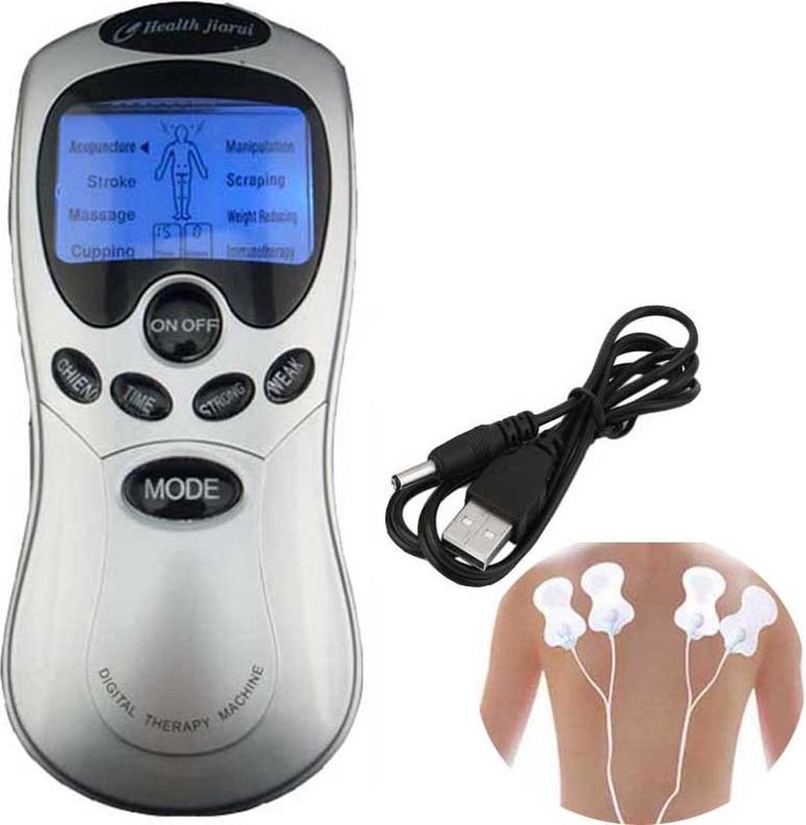 Handheld TENS Meridiaan Massage Apparaat - EMS Therapie - Elektrische ...