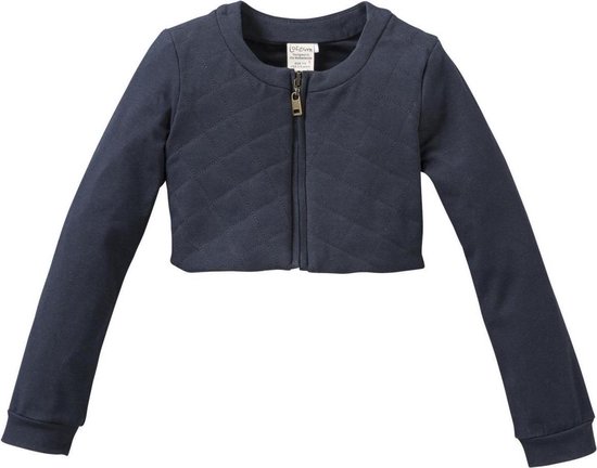 Jottum Meisjesvest - Blue Dark Navy - Maat 110/116 | bol.com