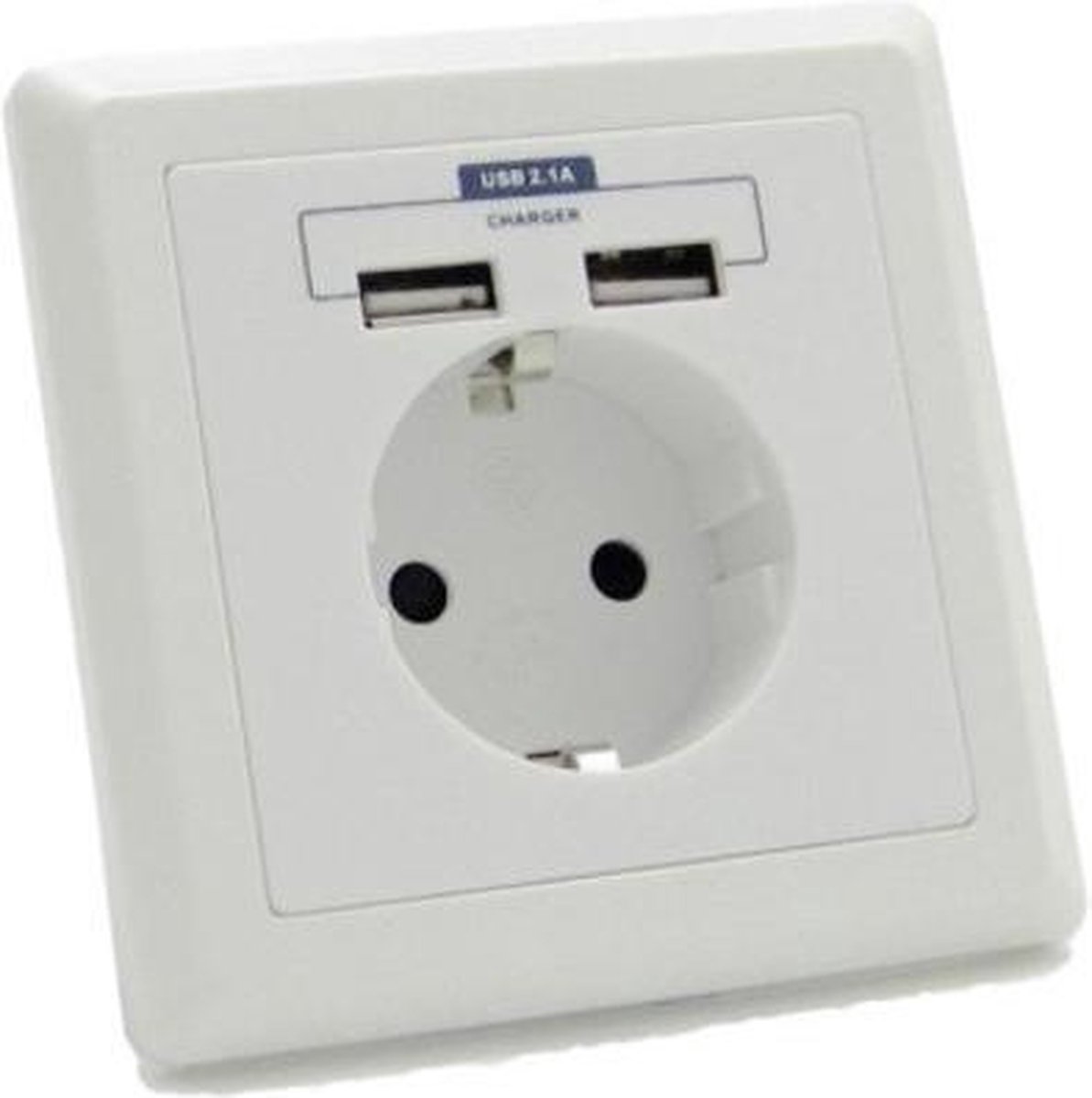 USB stopcontact met 2 USB poorten | bol.com