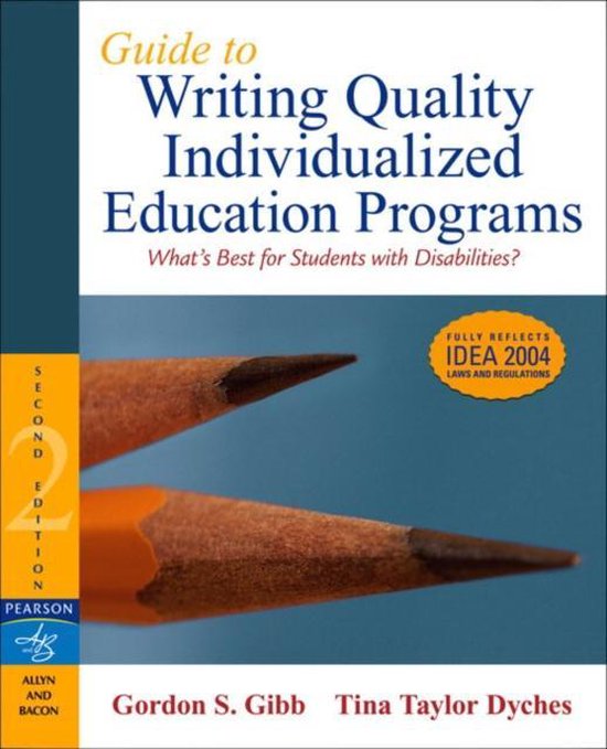 Guide to Writing Quality Individualized Education Programs ...