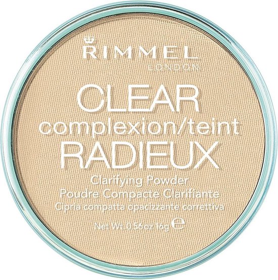 Rimmel Clear Complexion Clarifying Powder - 021 Transparent | bol