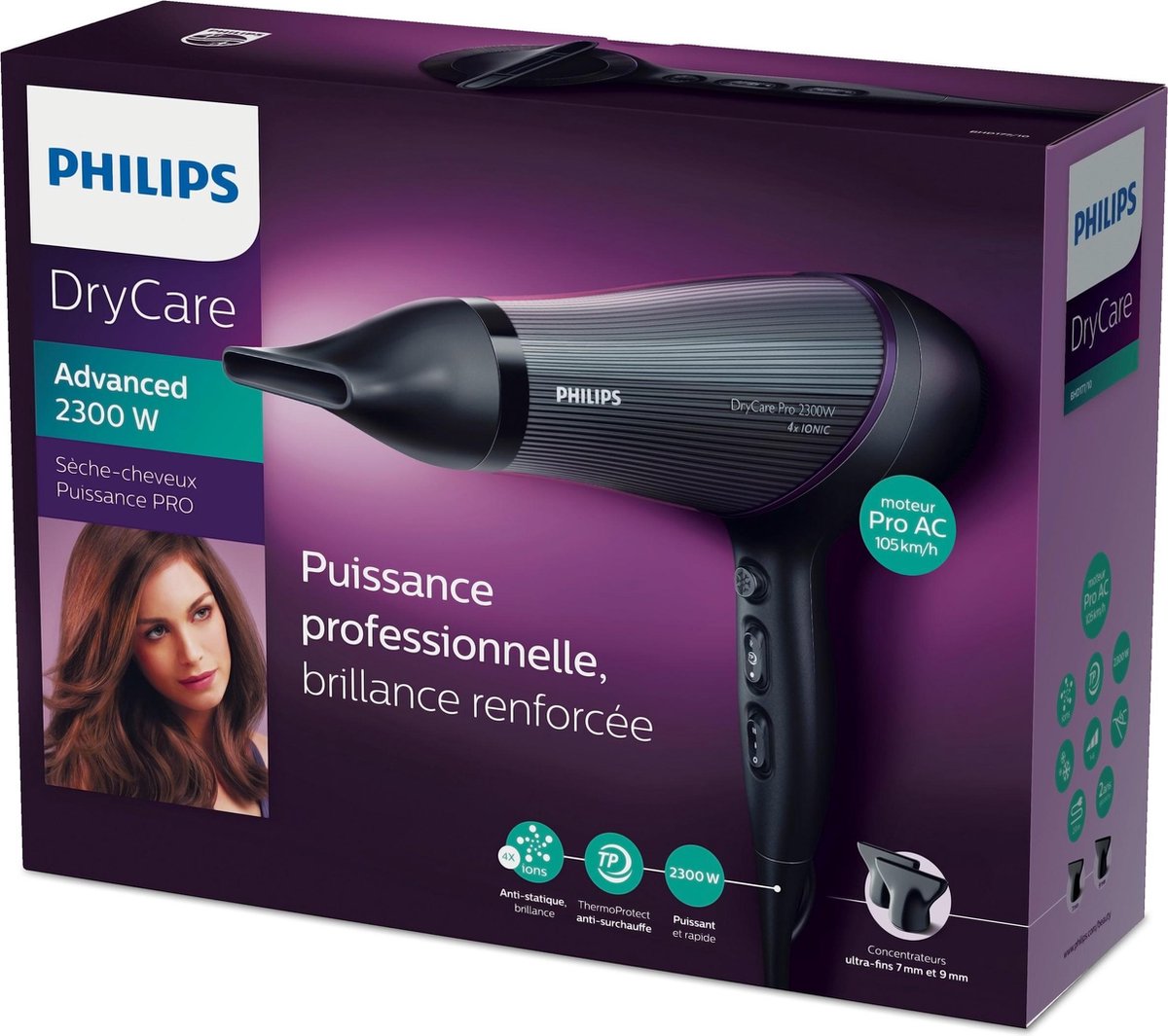 Philips DryCare BHD177/10 haardroger Zwart 2300 W | bol.com