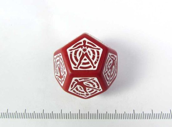 D12 Hit location Dice - Rood | bol