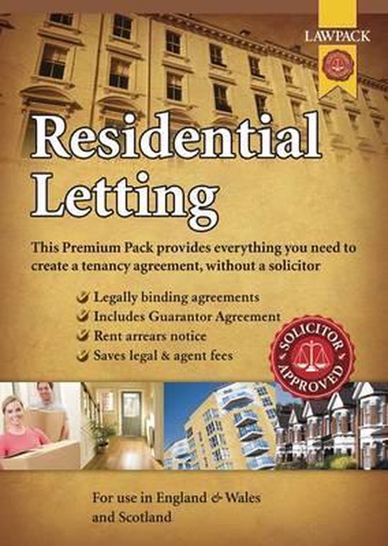 Premium Residential Letting Kit, Lawpack | 9781909104167 | Boeken | bol