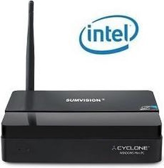 Sumvision Cyclone Mini PC Windows 8.1, 2GB/32GB, Intel Quad Core | bol.com