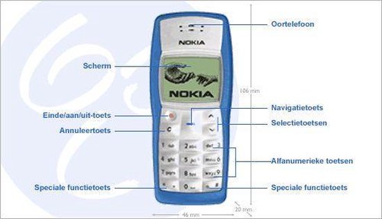 Nokia 1101 - Donker blauw | bol
