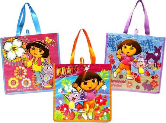 Dora explorer tas | shopper per 3 stuks | bol.com