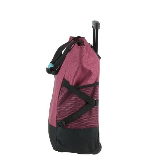 Punta Trolley Shopper Big Wheel Rood 36 Liter | bol.com