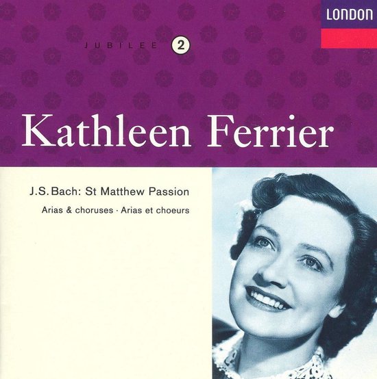 Ferrier. J. S. Bach: St Matthew Passion, Kathleen Ferrier | CD (album ...