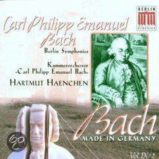 Berliner Sinfonien, Carl Philipp Emmanuel Bach | CD (album) | Muziek ...