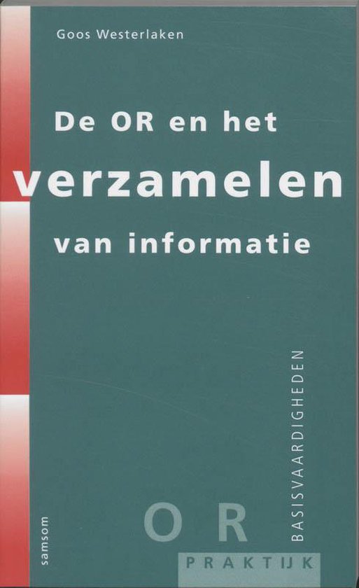 De or en het verzamelen van informatie | 9789014057514 | G. Westerlaken ...