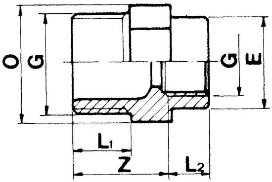 Soknippel Buitendraad x Binnendraad 1'' x ½'' | bol.com