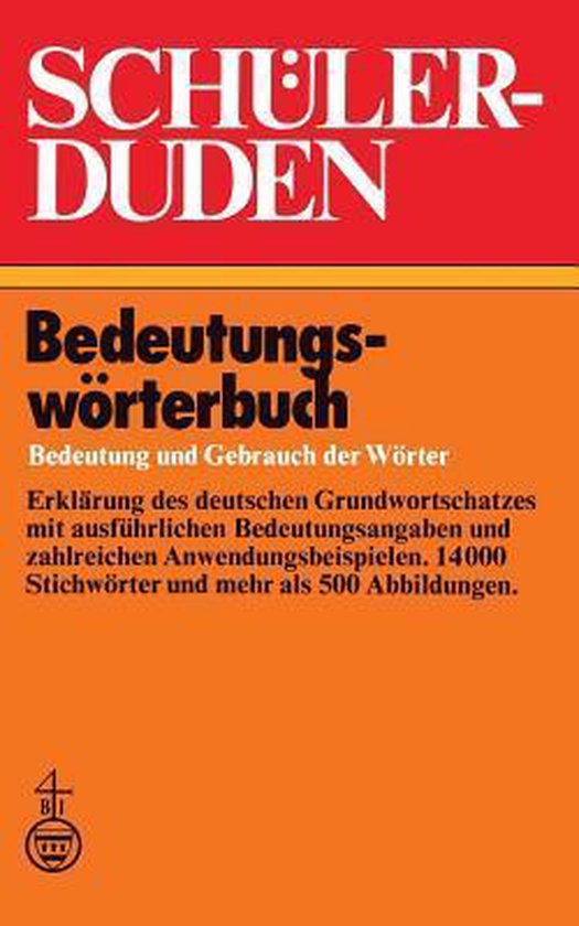 Schülerduden Bedeutungswörterbuch | 9781468481891 | Paul Grebe | Boeken ...