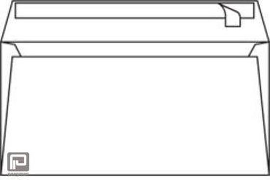 Conqueror Envelop Dl 110 X 220 Mm Hagelwit 120g M2 Gevergeerd Strip ...