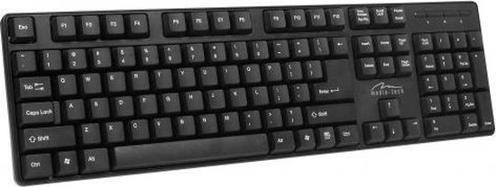 Media-Tech Standaard keyboard PS/2 QWERTY zwart | bol.com