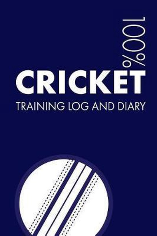 Cricket Training Log and Diary, Elegant Notebooks | 9781729638606 ...