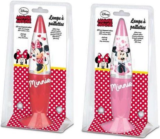 Minnie Mouse glitter lava lamp | bol.com