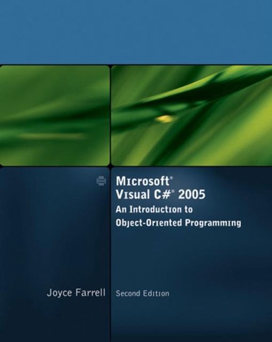 Microsoft Visual C# 2005, An Introduction to Object-Oriented ...