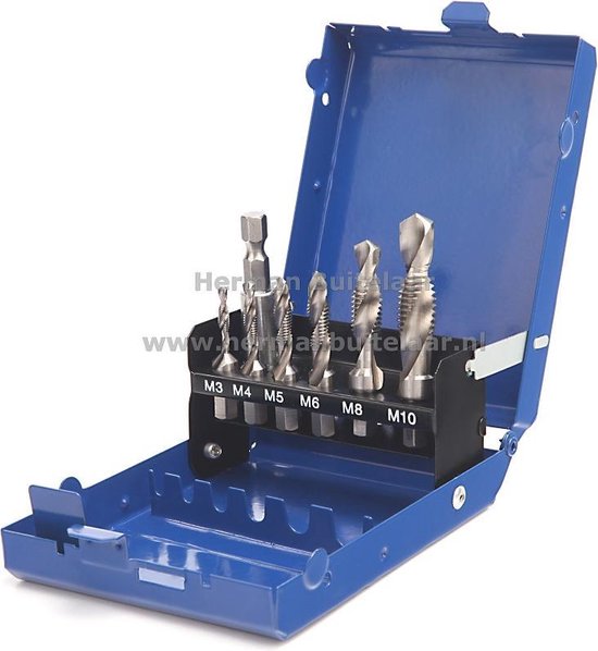 HBM Professionele 7 Delige Boor - Tapset | bol.com
