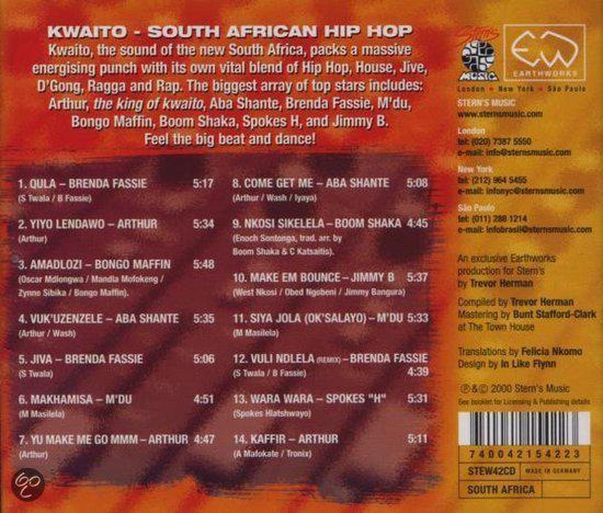 Kwaito-South African Hip, Boom Shaka | CD (album) | Muziek | bol.com