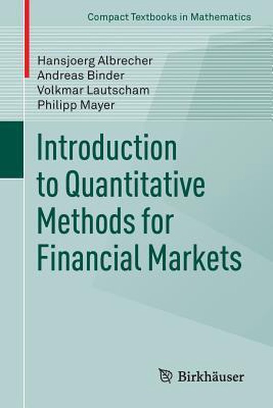 Introduction To Quantitative Methods For | 9783034805186 | Hansjoerg ...