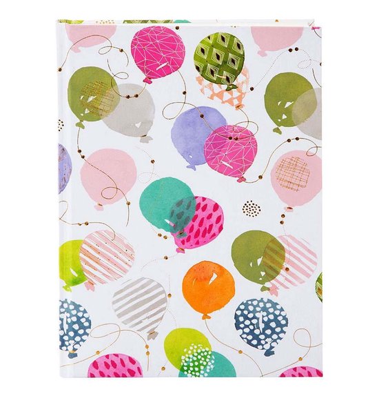 GOLDBUCH GOL-64219 TURNOWSKY design A5 notitieboekje HAPPY BALLOONS als ...
