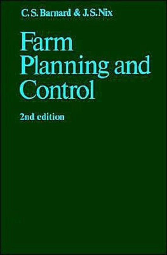 Farm Planning and Control | bol.com