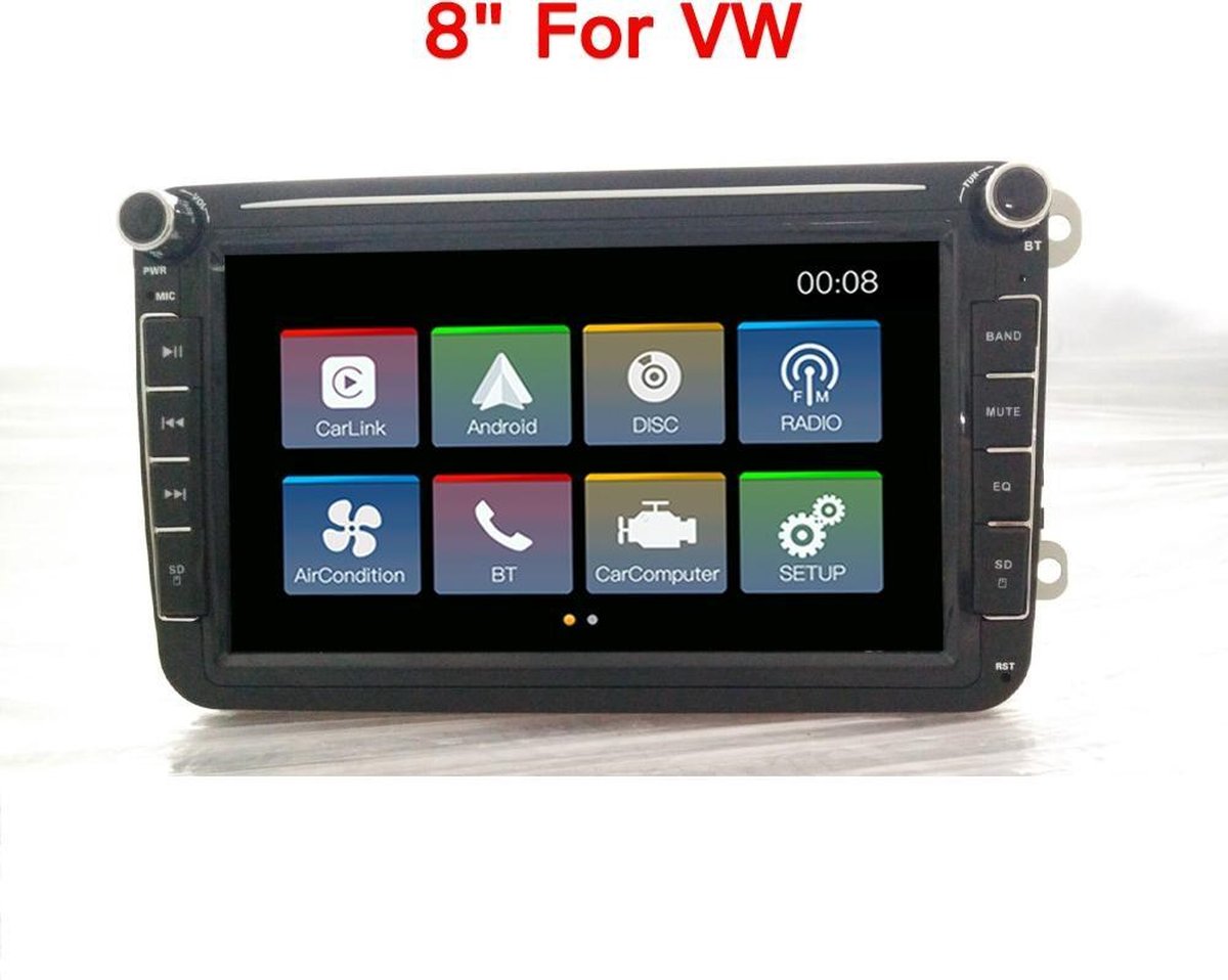 bol.com | Volkswagen Rns 510 8 inch Carplay Android auto navigatie met ...
