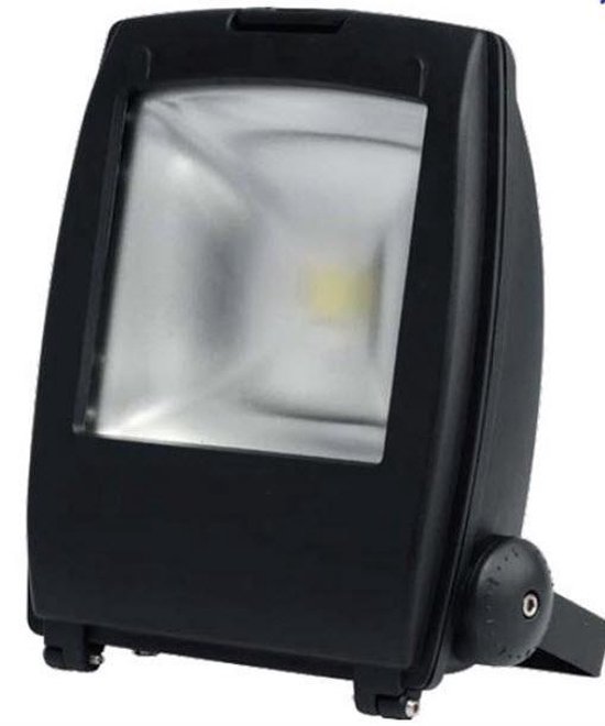 Led straler flood light 80W naturel wit 4000K zwart waterdicht (IP65) | bol